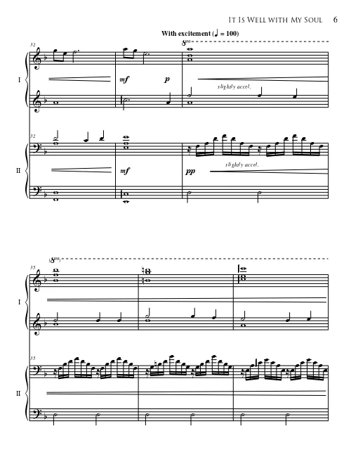 It Is Well with My Soul (piano duet) — Jeremy Yowell