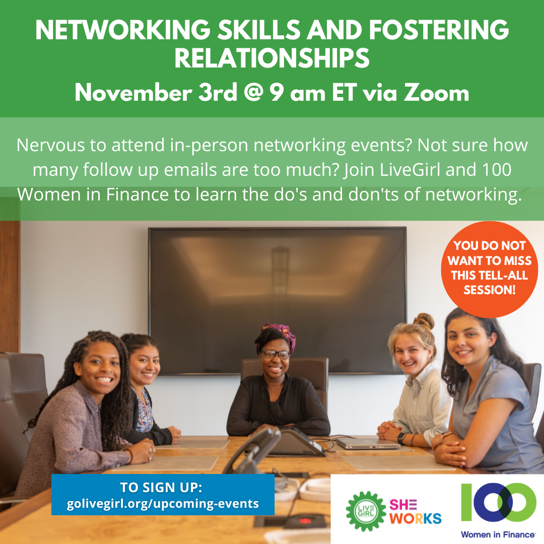 Networking Skills and Fostering Relationships — LiveGirl