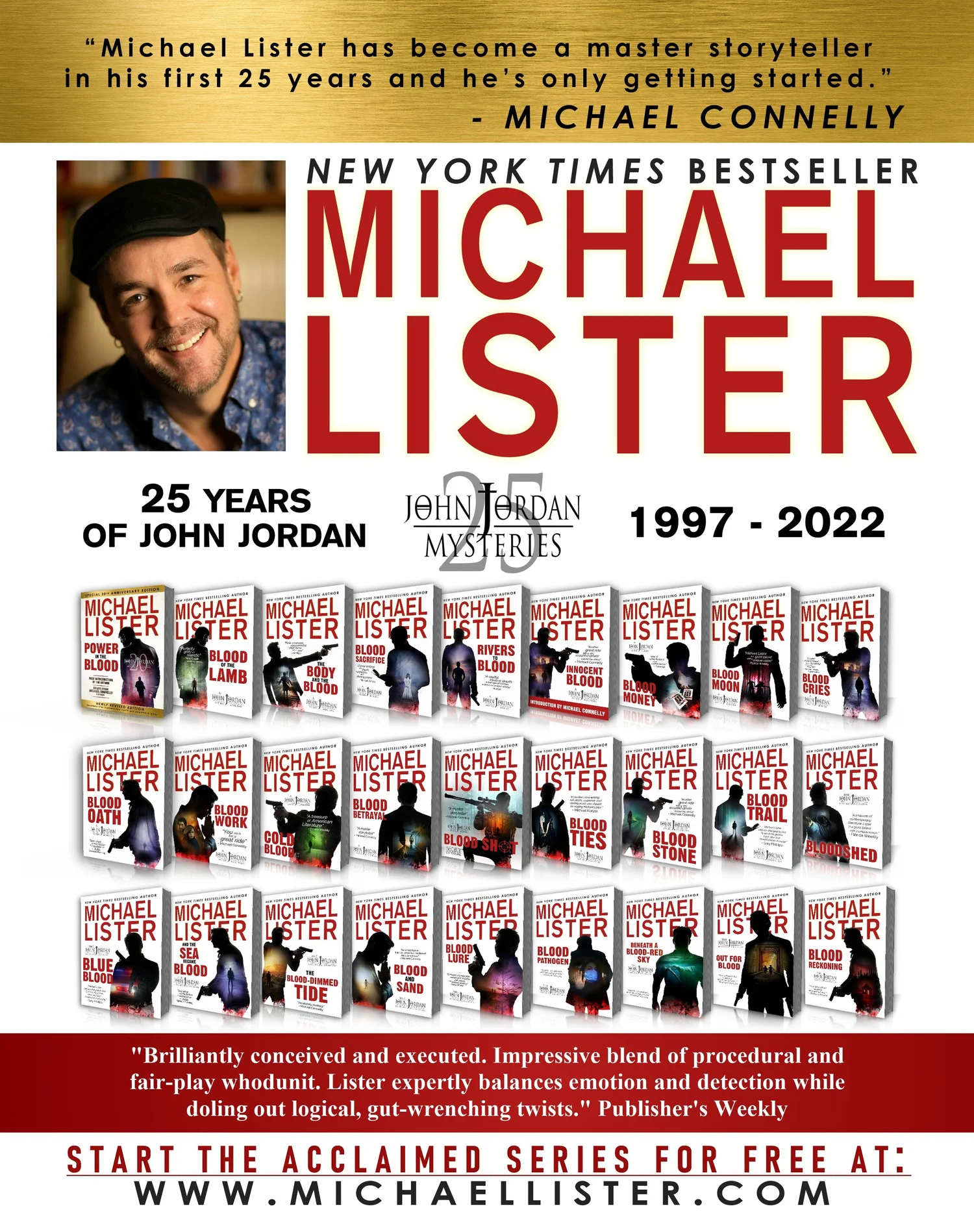 Michael Lister - Bestselling Novelist | Inspirational Speaker | Singer ...