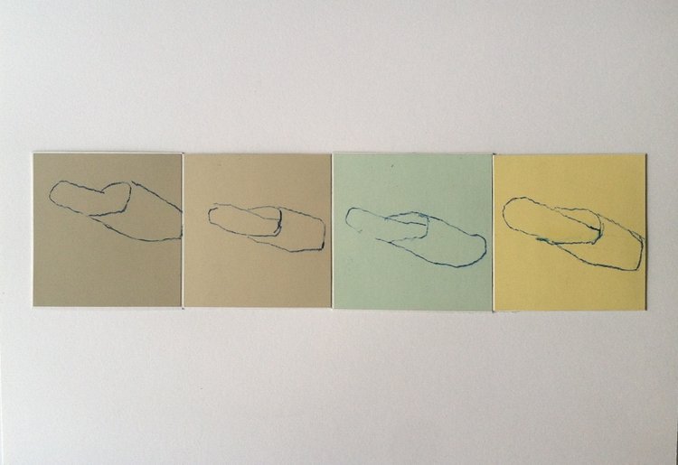 paint chip drawings — Kate Shepherd