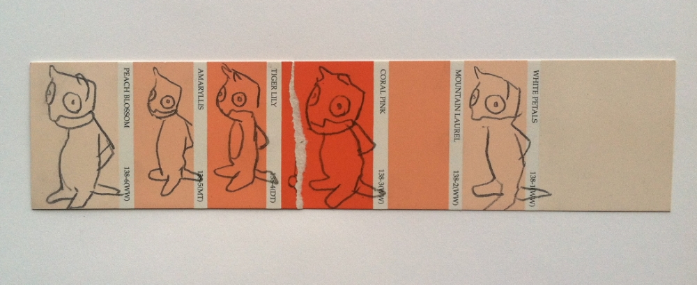 paint chip drawings — Kate Shepherd
