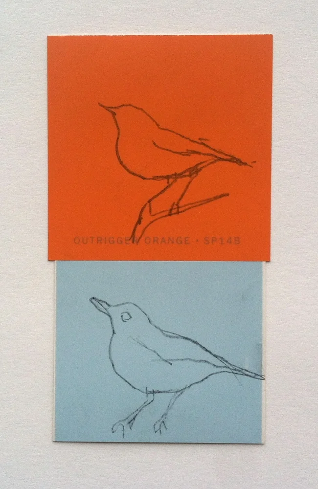 paint chip drawings — Kate Shepherd
