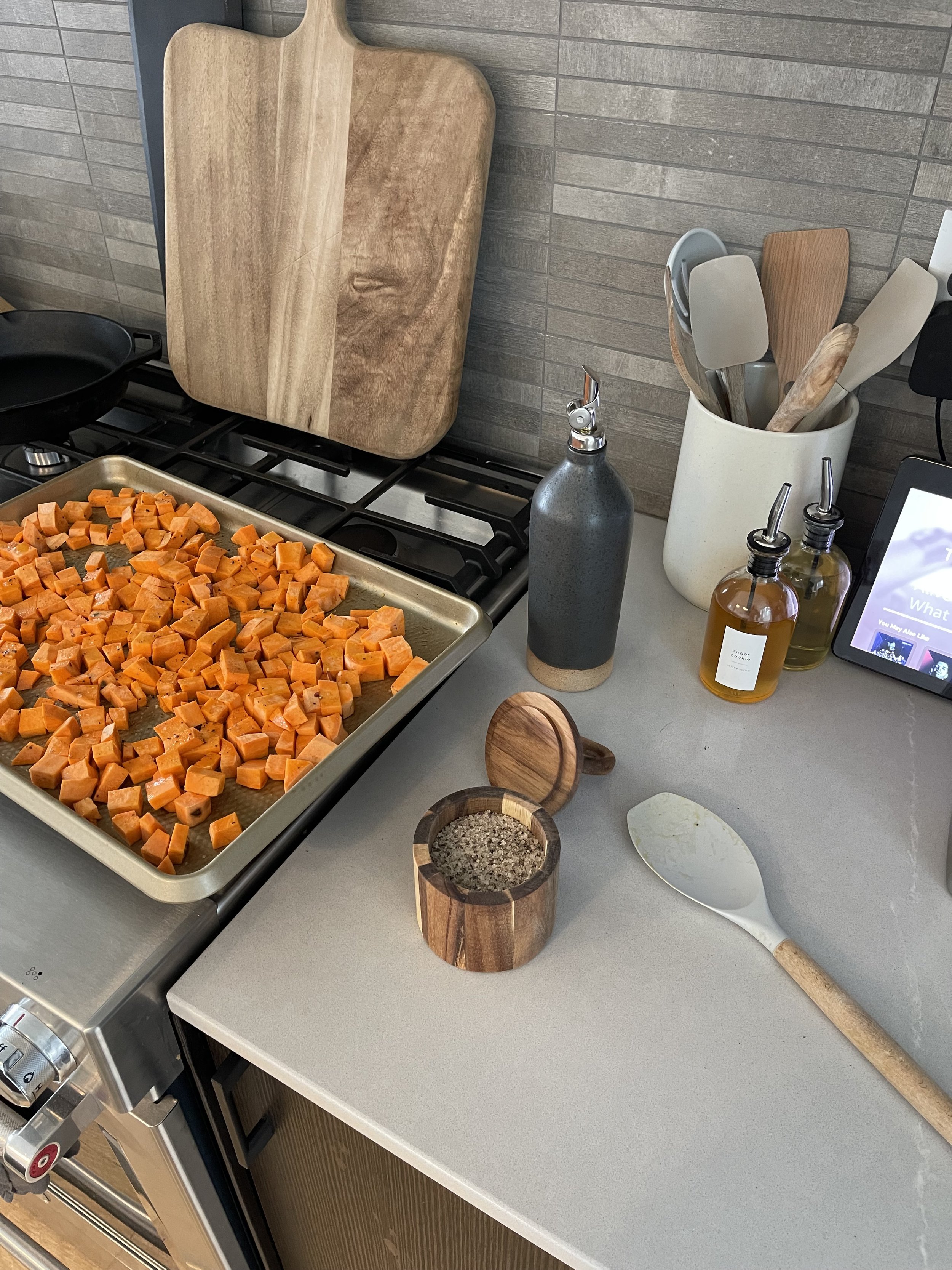 Roasted Sweet Potato w/ Goat Cheese — BRE SHEPPARD