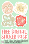 Free Digital Stickers for Google Classroom and SeeSaw — MELANIE MURPHY