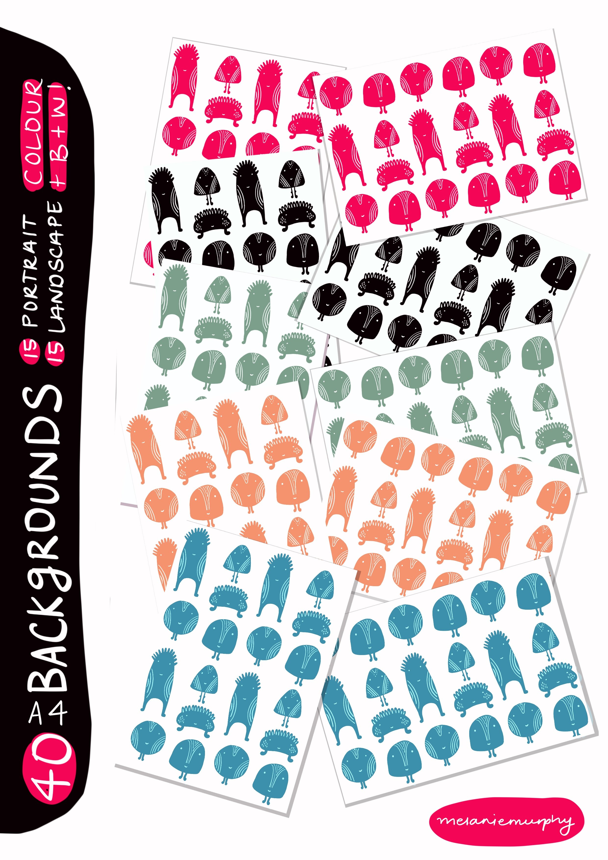 Backgrounds for Powerpoint | Cute Monster Theme — MELANIE MURPHY