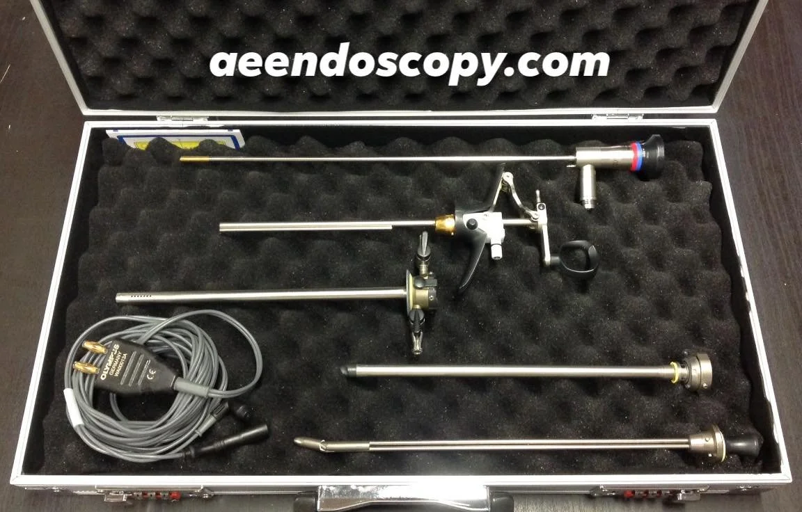 Endoscopy equipment and instruments rigid and flexible. Different ...