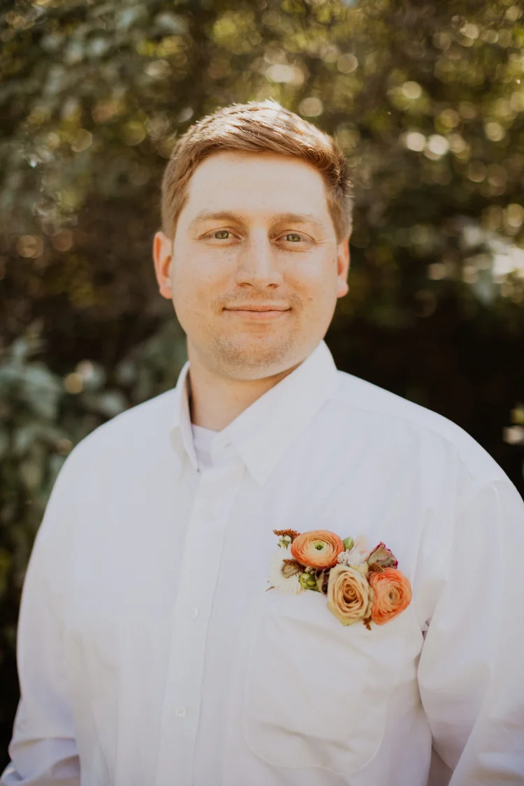 A Rust & Peach Wedding at Born in a Barn — Whirly Girl Flowers