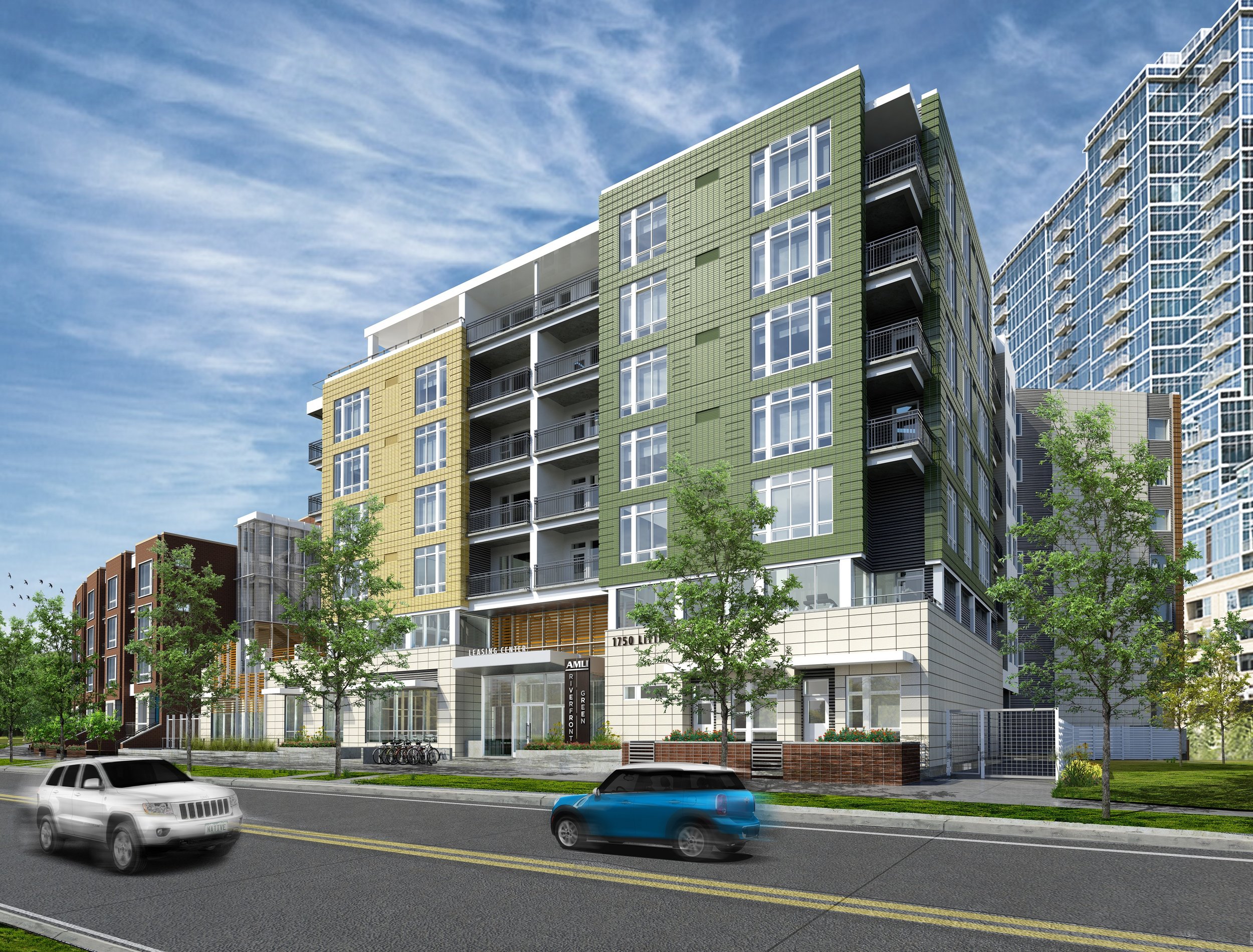 AMLI RIVERFRONT GREEN NOW LEASING! — Studio PBA