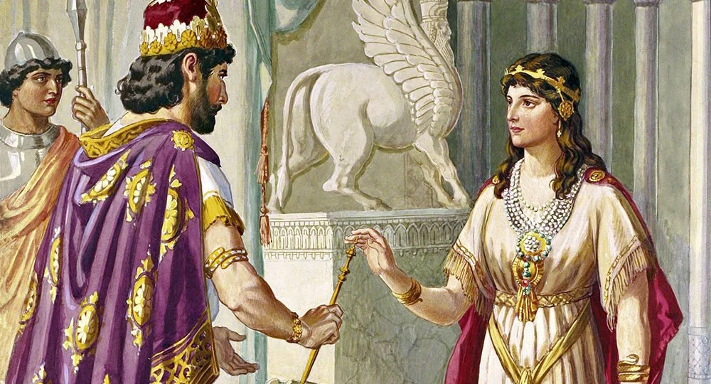 Queen Vashti Leaves The Royal Palace