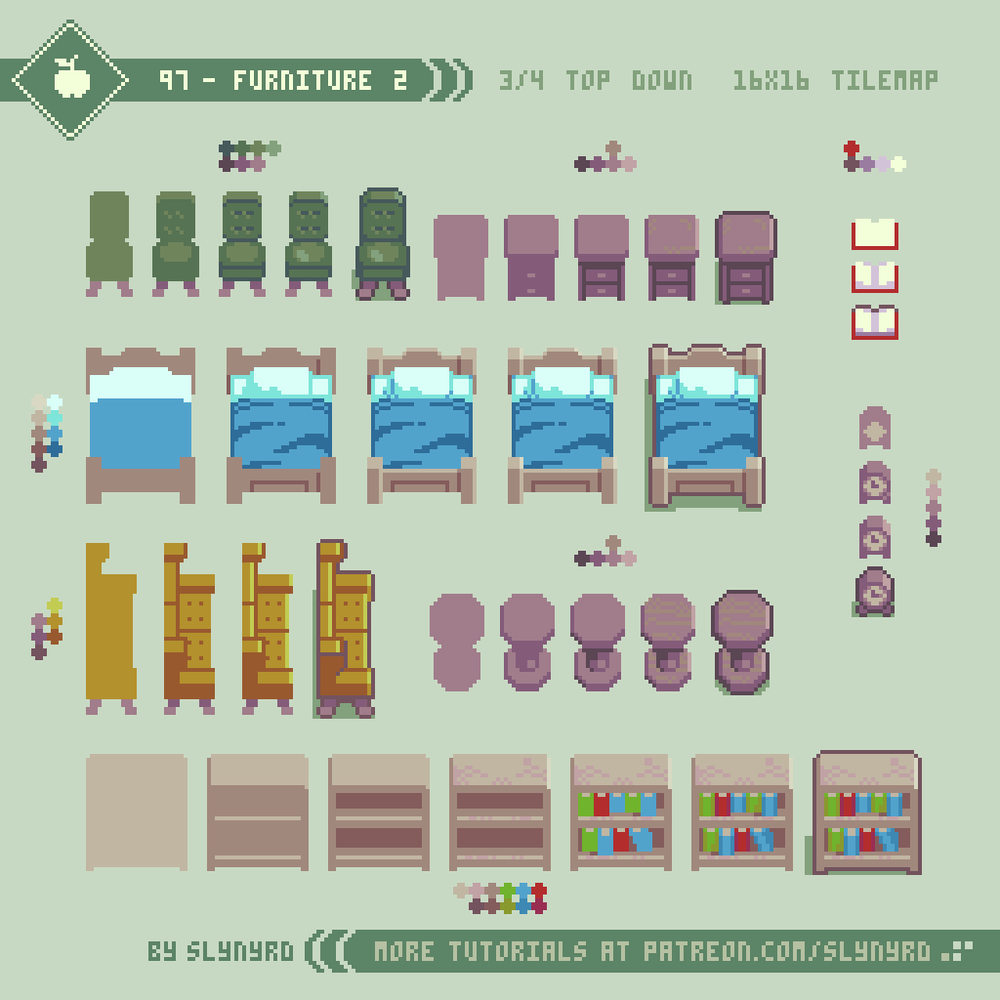Pixelblog - 35 - Top Down Interiors — SLYNYRD
