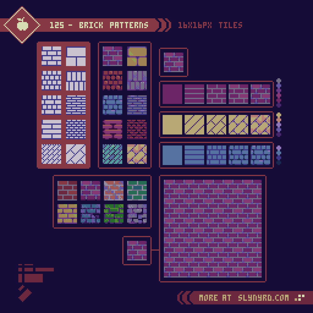 Pixelblog - 45 - Bricks, Walls, Doors, and More — SLYNYRD