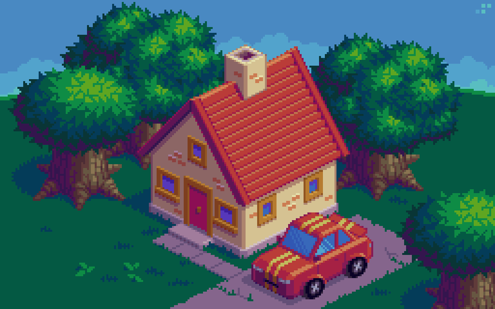 Pixelblog - 54 - More Isometric Pixels — SLYNYRD