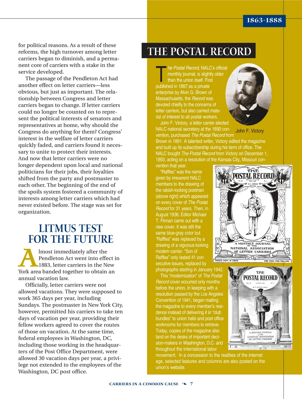 Branch 78 History — NALC Buckeye Branch 78 Columbus Ohio