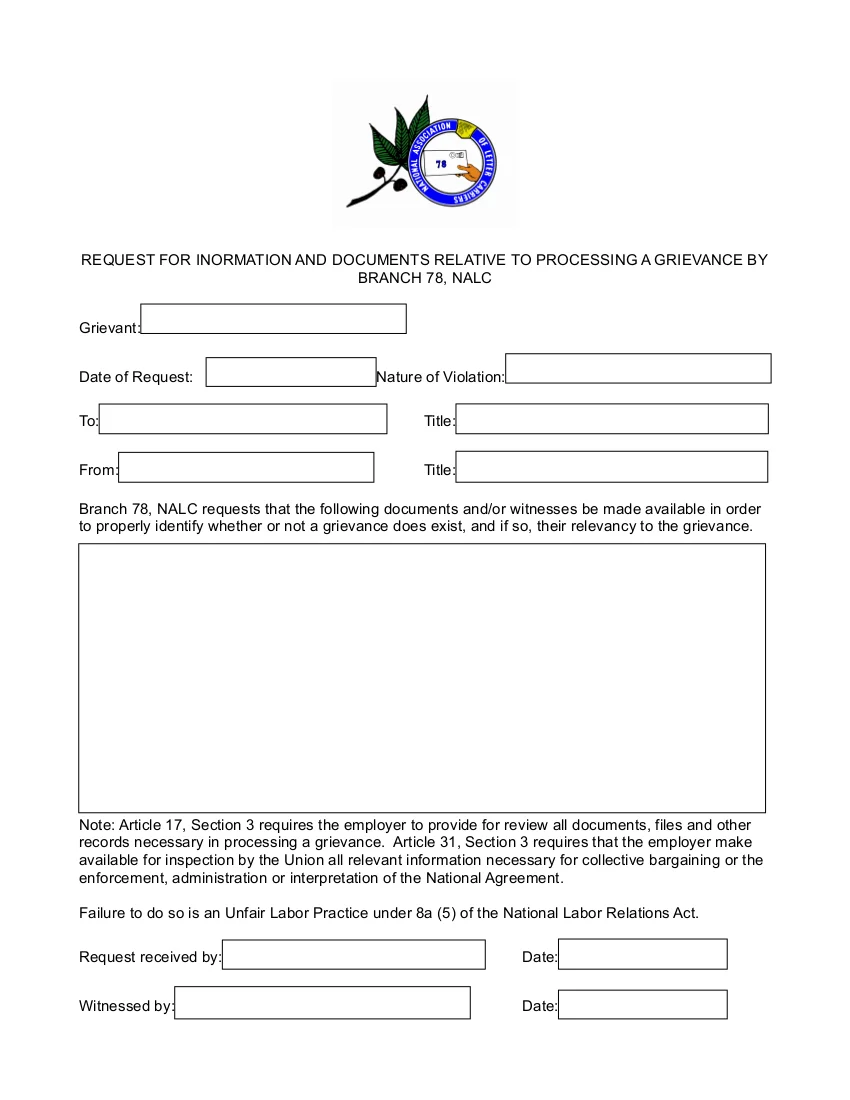 Stewards — NALC Buckeye Branch 78 Columbus Ohio