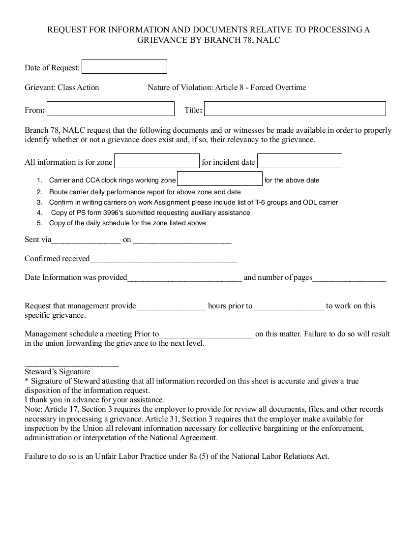 Stewards — NALC Buckeye Branch 78 Columbus Ohio