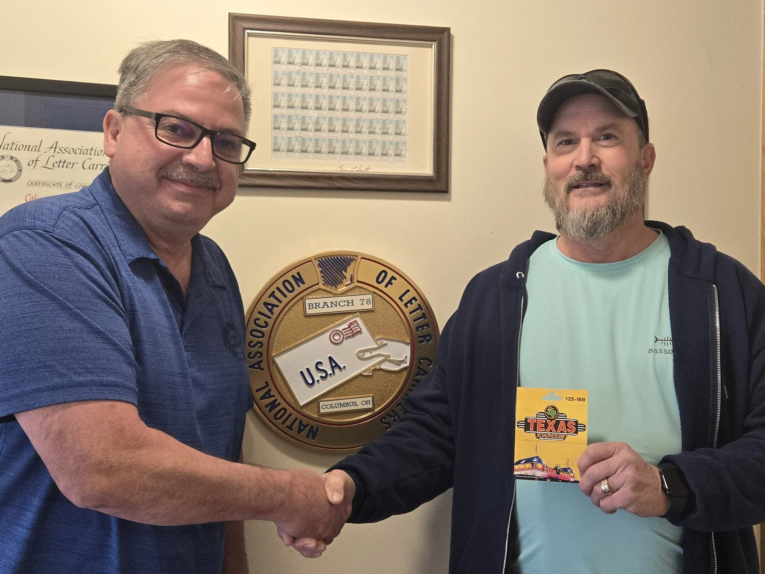 Another one retires — NALC Buckeye Branch 78 Columbus Ohio