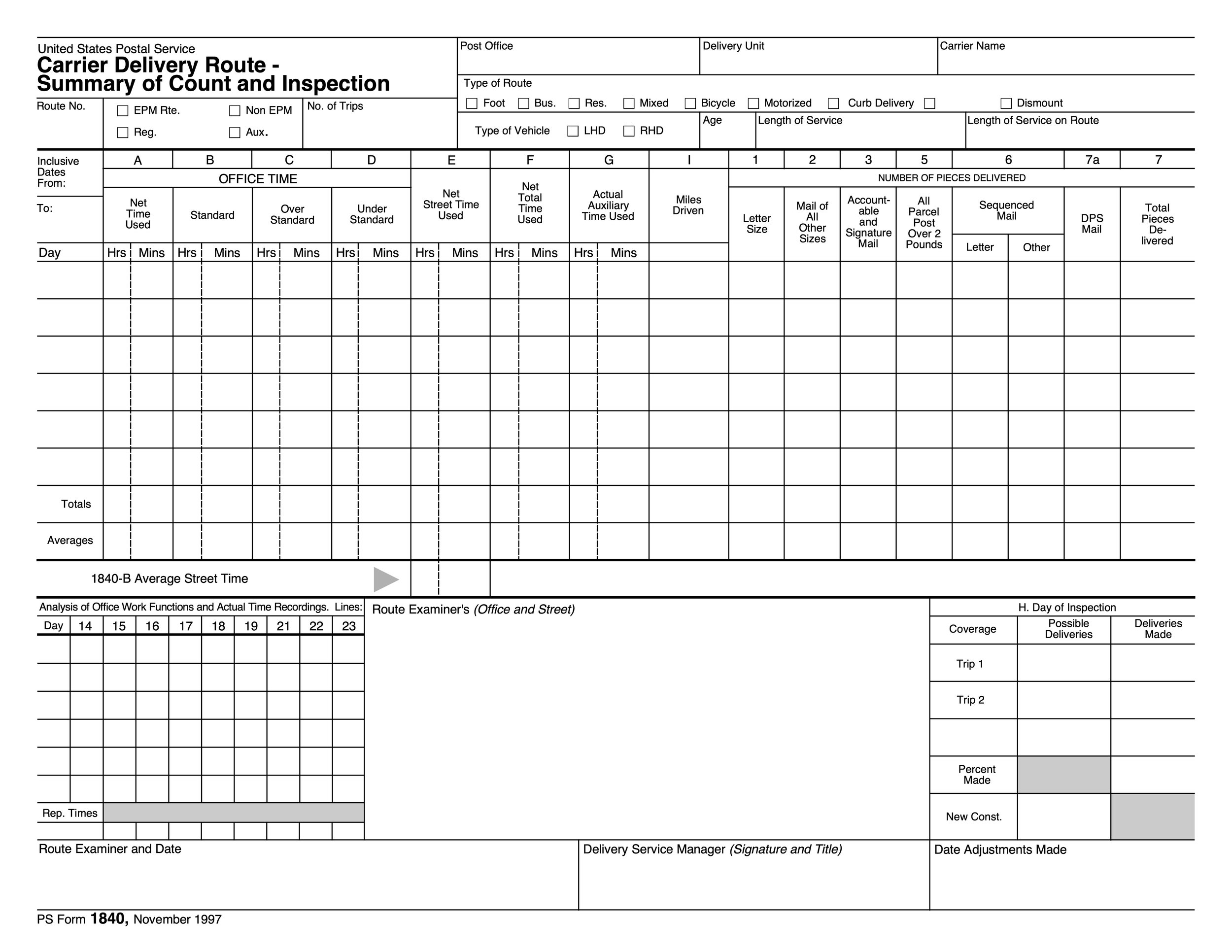 Forms — NALC Buckeye Branch 78 Columbus Ohio
