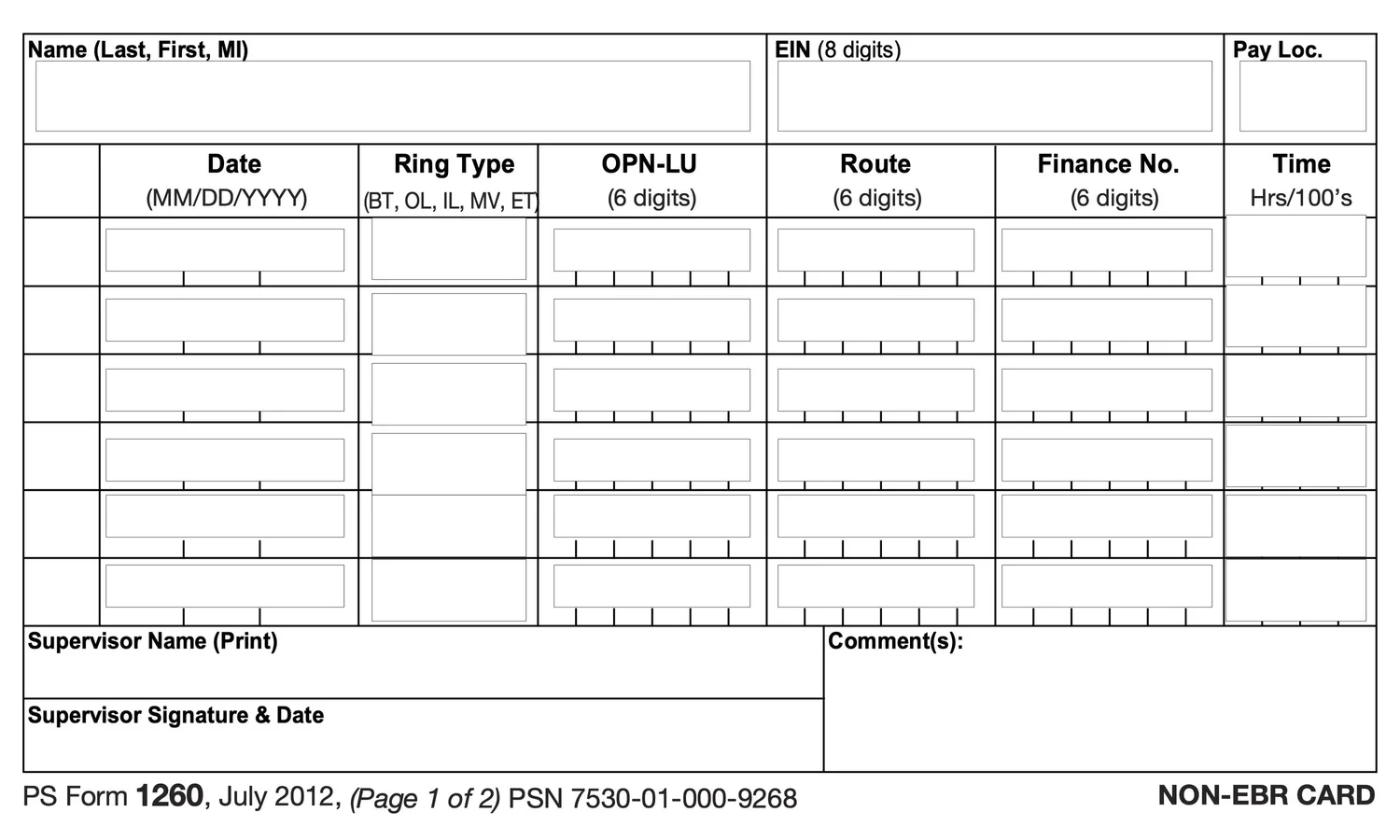 Forms — NALC Buckeye Branch 78 Columbus Ohio