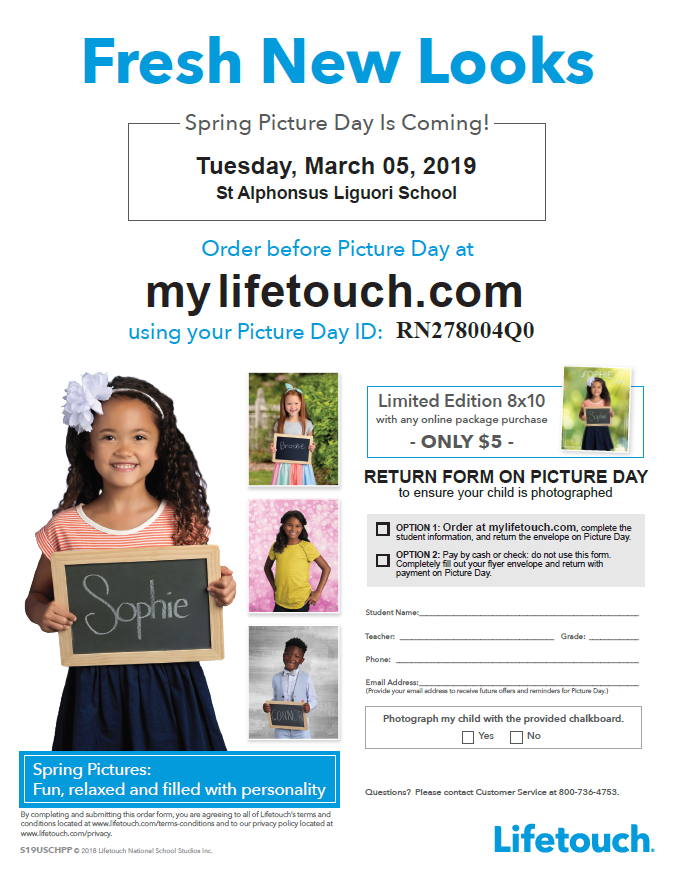 Lifetouch Picture Day Flyer