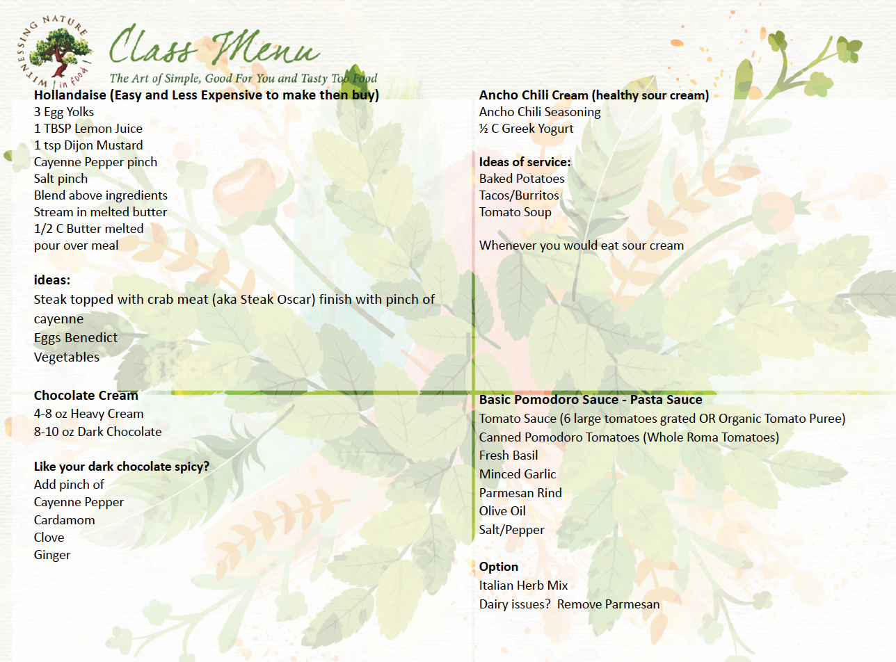 Four Fundamental Sauces by Jennifer Johnson — Candelaria Design