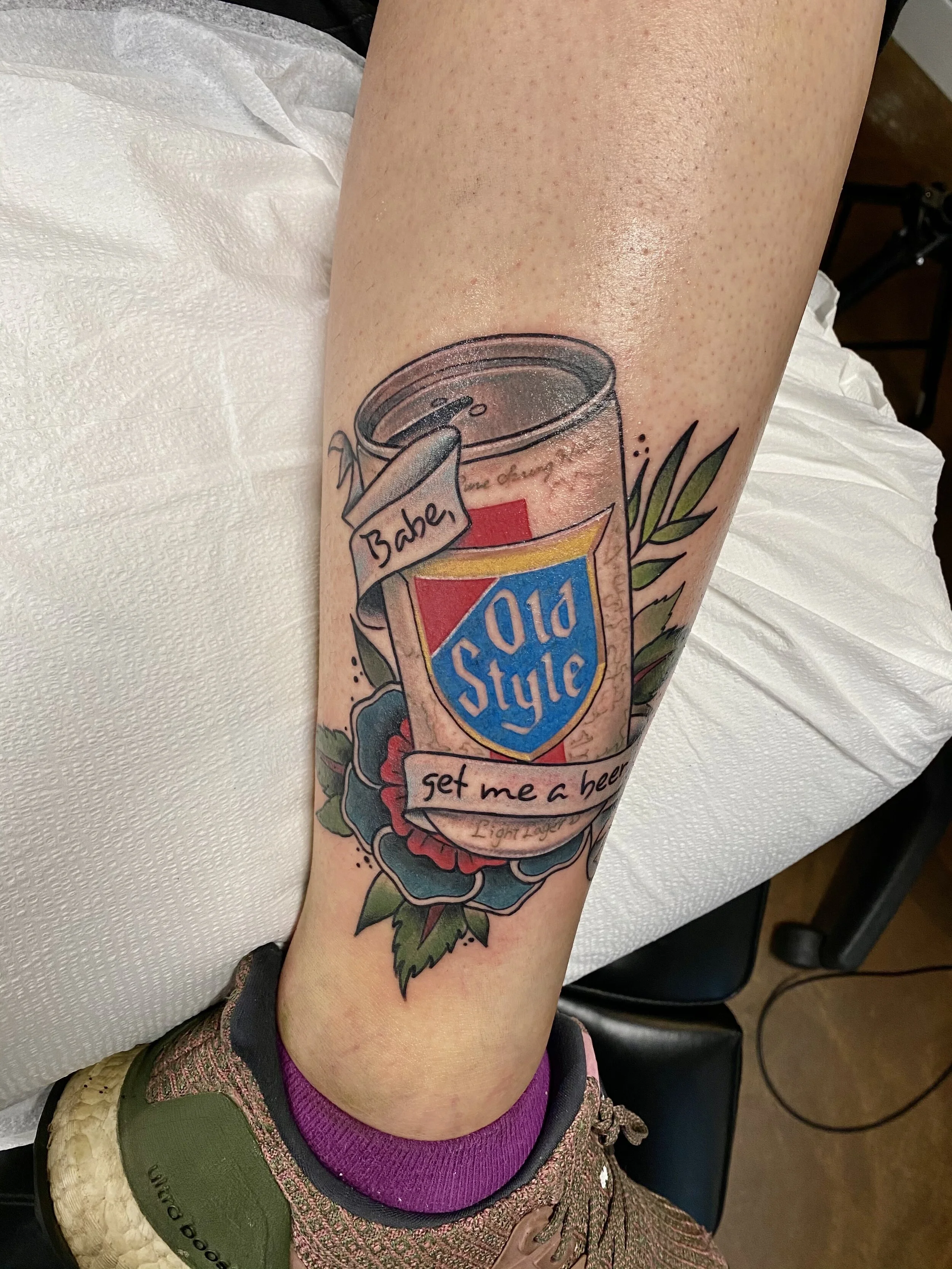 Traditional Beer Tattoo