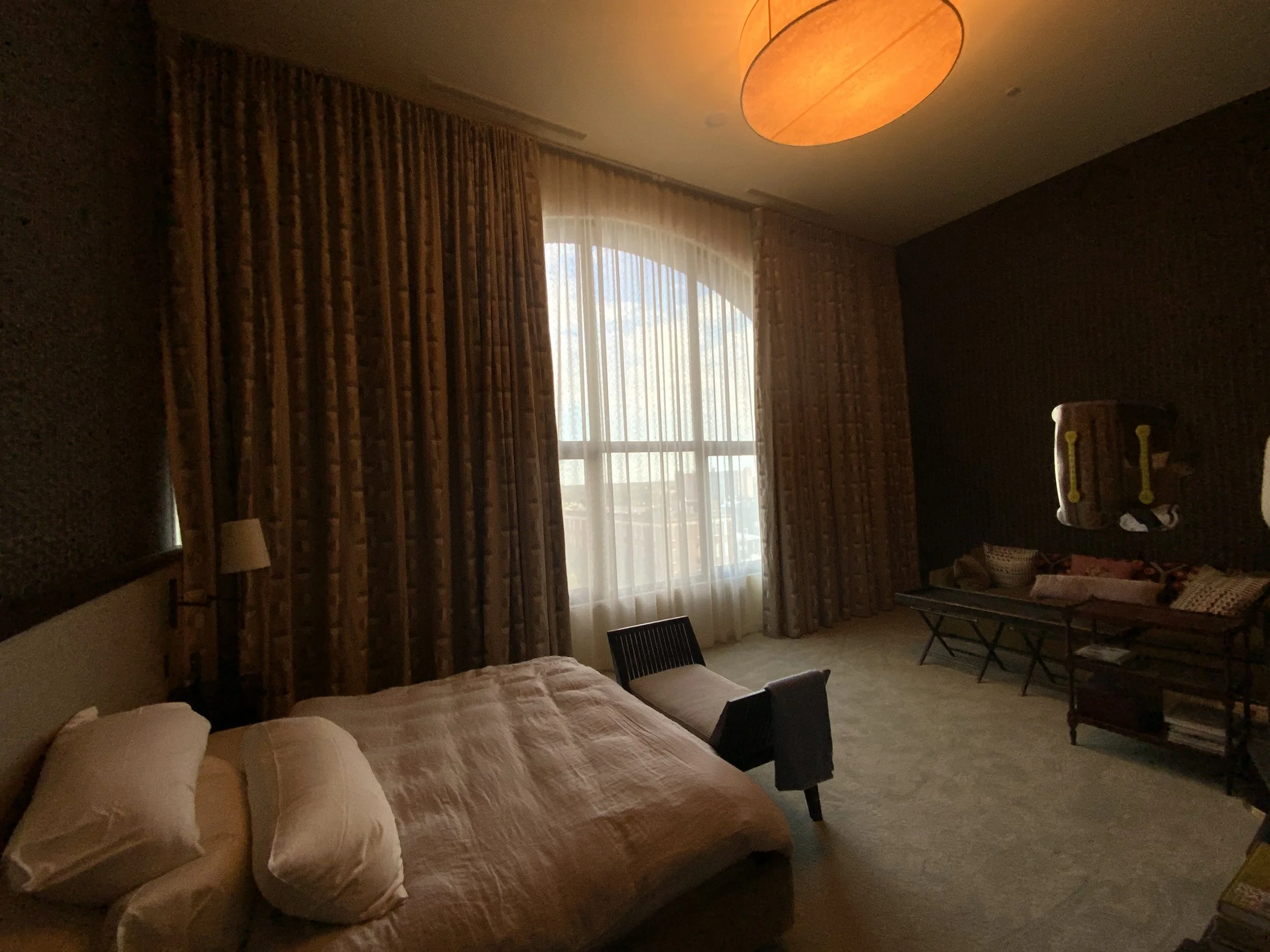 Motorized Ripplefold Drapery Panels in a Downtown Savannah Penthouse ...