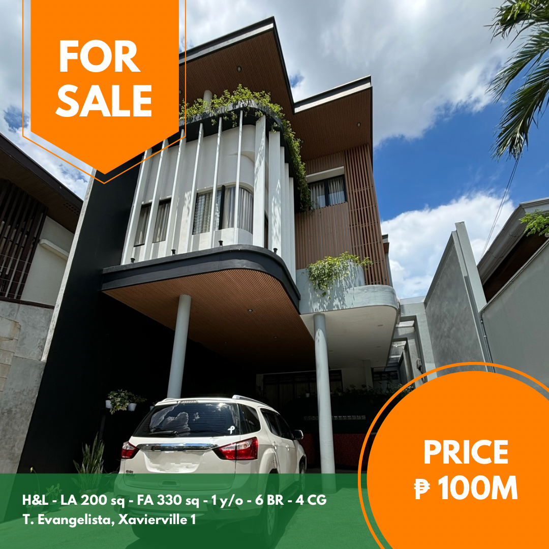 PHP 100,000,000 - T. Evangelista, Xavierville 1 house and lot ...
