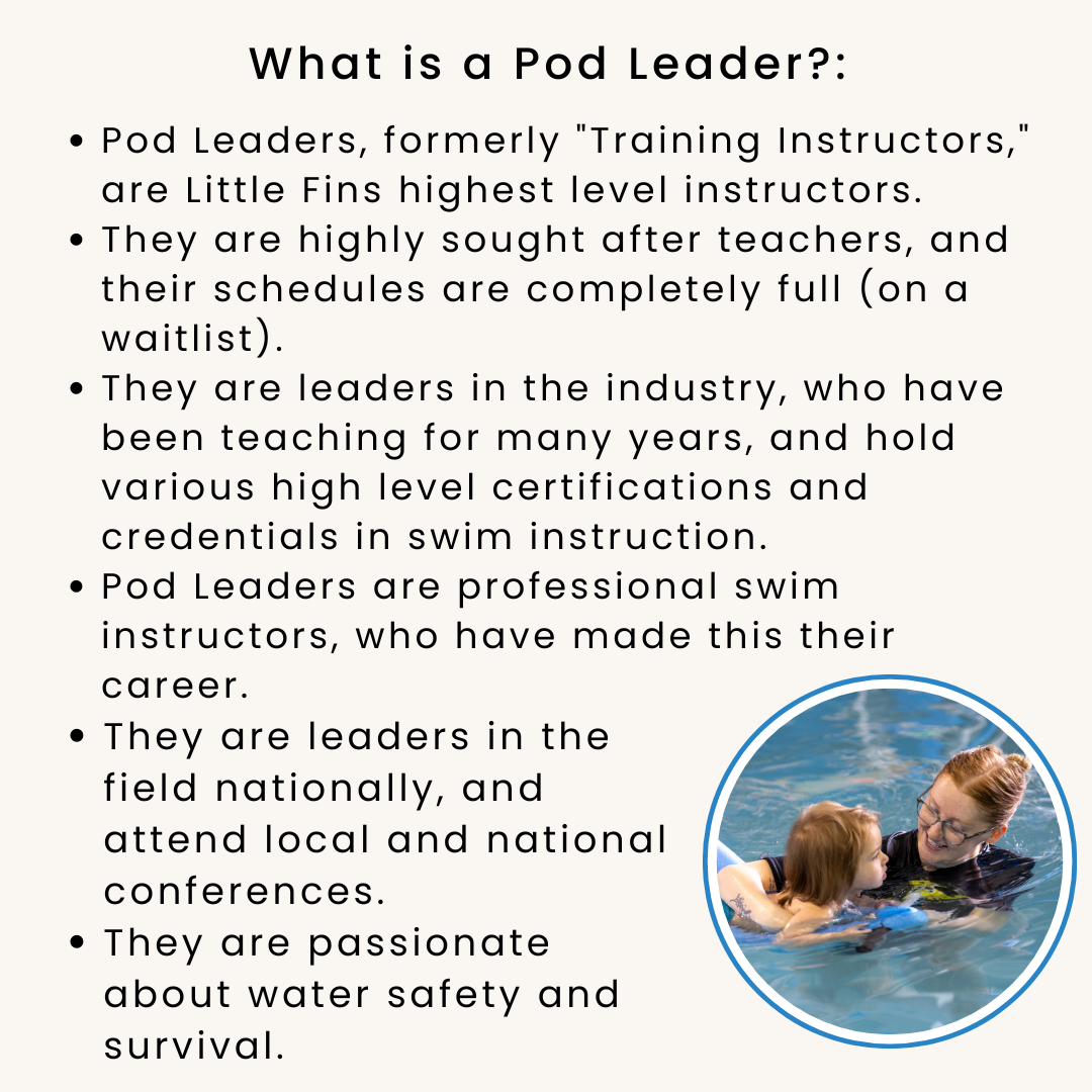 Pod Lessons — Little Fins Swim School