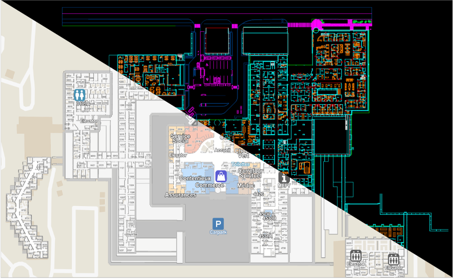 Smart office app with desk booking, indoor positioning, wayfinding and ...