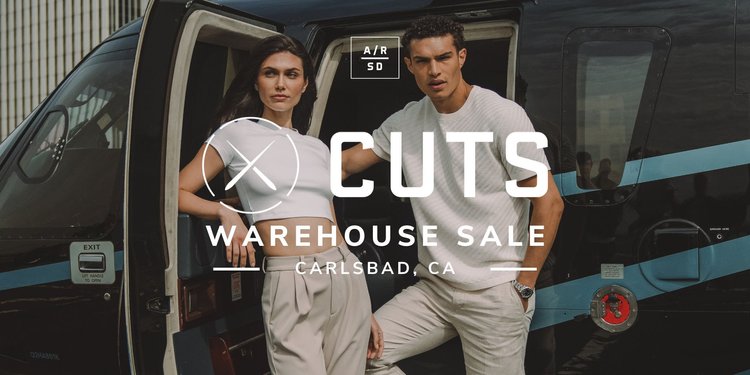 Cuts Warehouse Sale | MAR 19 - 22, 2026 | Carlsbad, CA — Alternative Retail
