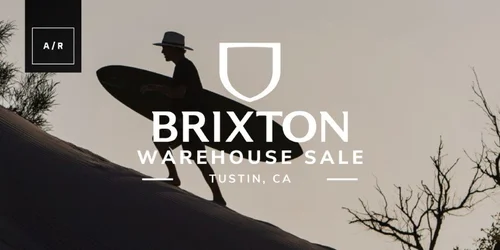 Brixton Warehouse Sale | NOV 7 - 10, 2024 | Tustin, CA — Alternative Retail