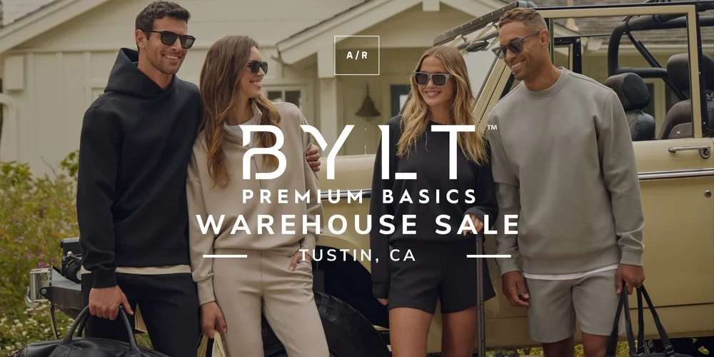 BYLT Basics Warehouse Sale | APR 2 - 5, 2026 | Tustin, CA — Alternative ...