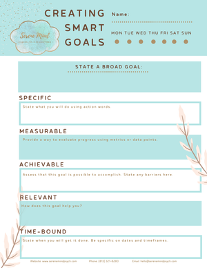 Free Therapy Tools — Serene Mind Counseling + Evaluations | Tampa ...