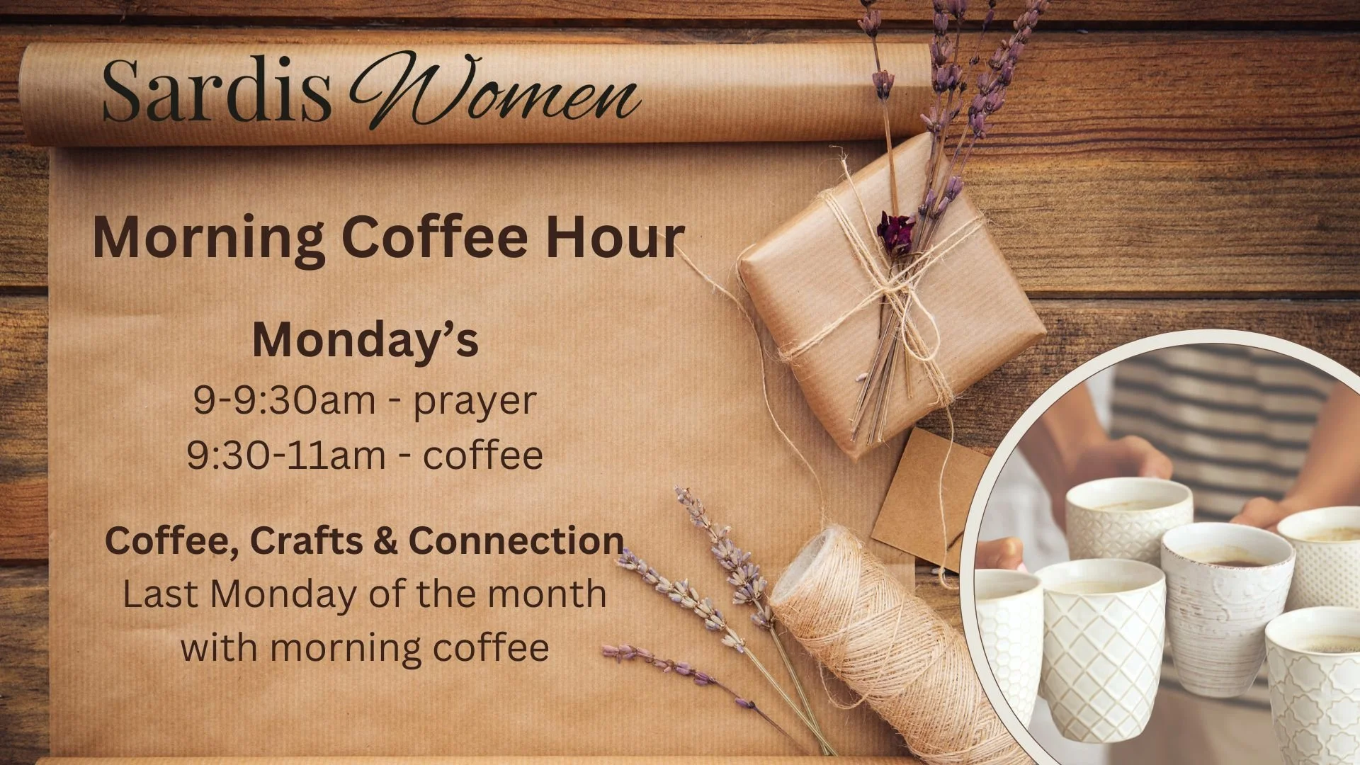 Sardis Women Morning Coffee Hour — Sardis Fellowship Baptist Church