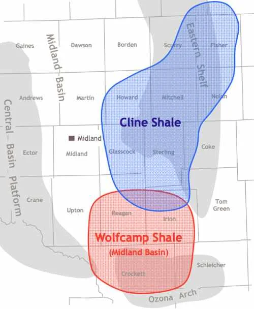 Cline Shale Formation