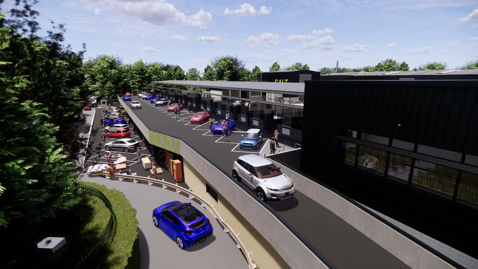 Keynsham Recycling Hub — SRA Architects