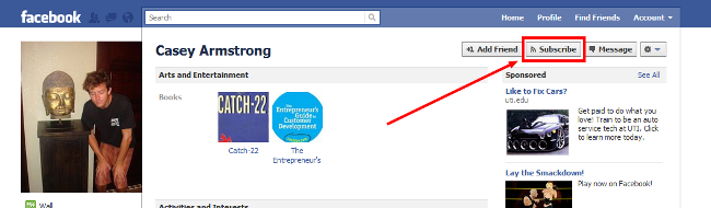 Enable the Subscribe Button on Facebook — Webbroi