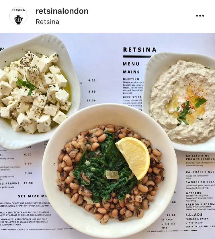 RETSINA RESTAURANT 0207 431 5855