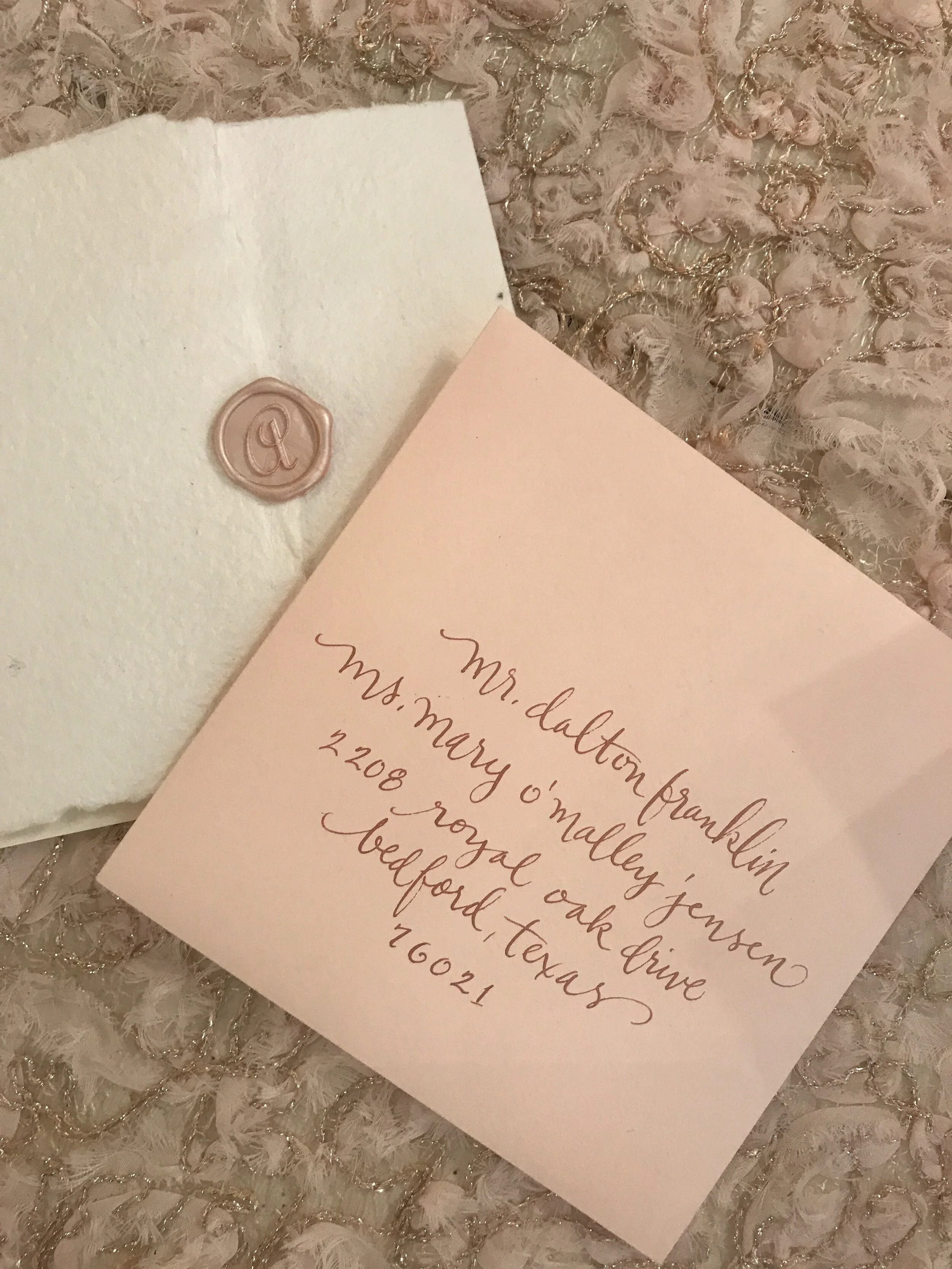 Valorie Ward Cole Calligraphy