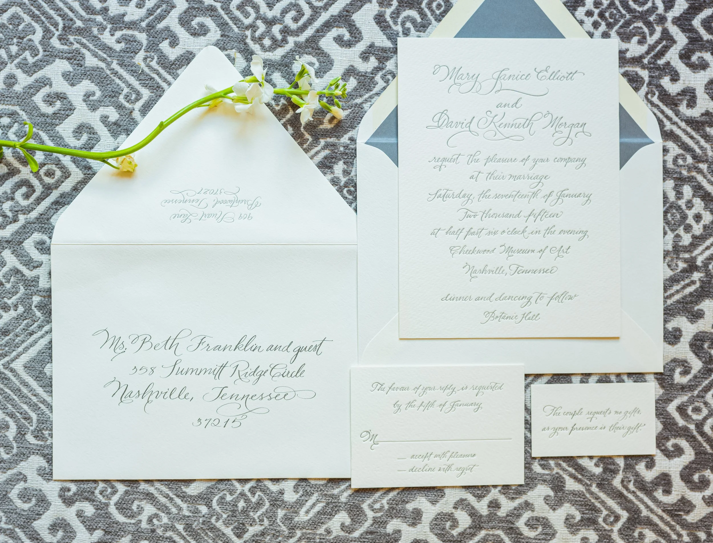 Valorie Ward Cole Calligraphy