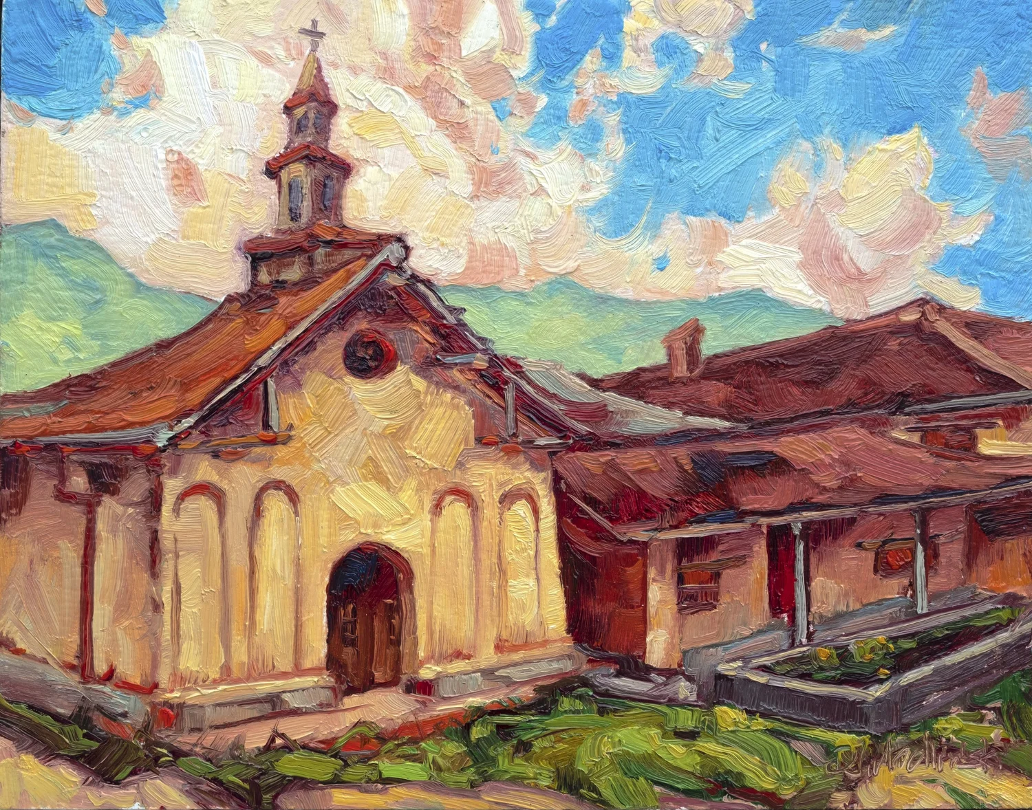 Spanish Mission Drawing Spanish Mission Paintings For Sale Fine Art