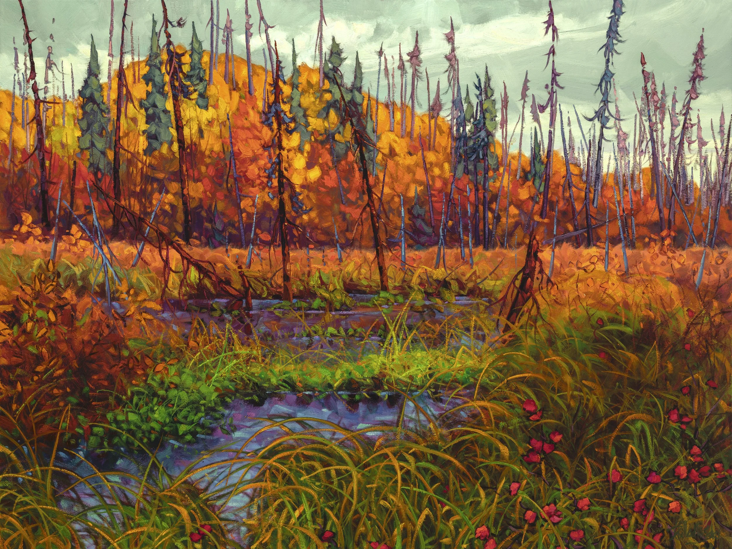 Recent Paintings by Dominik Modlinski | Exclusive Canadian Wilderness ...