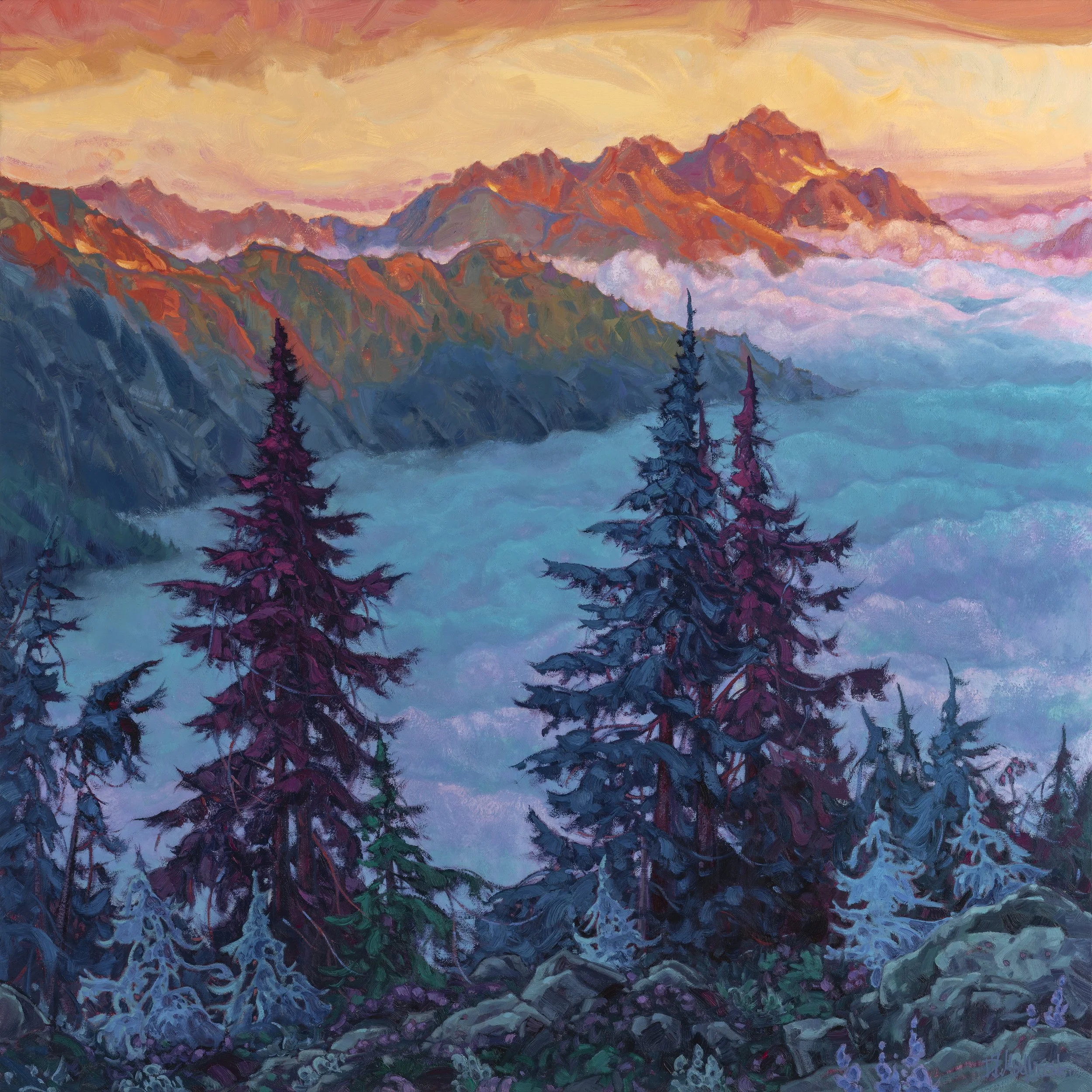 Recent Paintings by Dominik Modlinski | Exclusive Canadian Wilderness ...