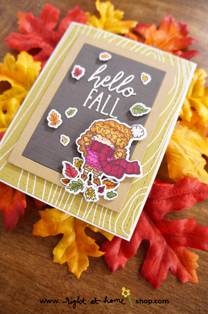 Hello Fall Pumpkin Spice Season Letterboard Card