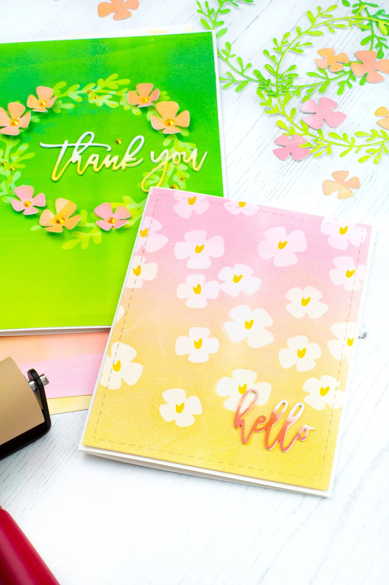 Using a GEL PRESS for Cardmaking!