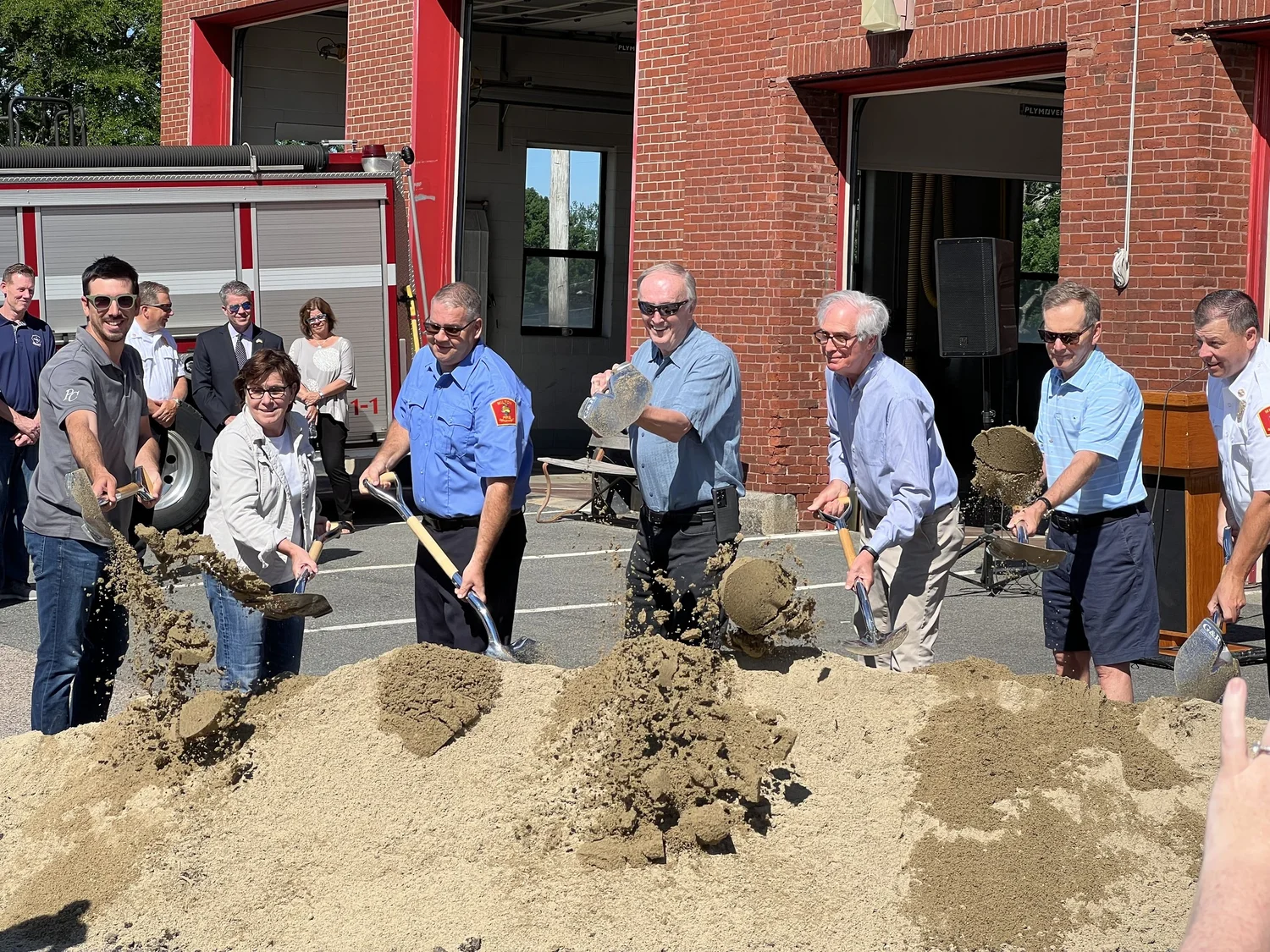 Milton Fire Headquarters Groundbreaking Context Architecture