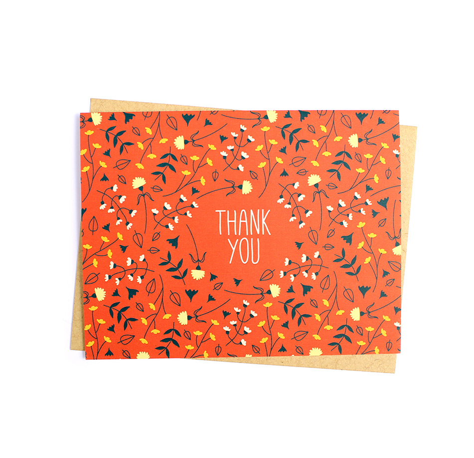 Graphic Design Thank You Cards