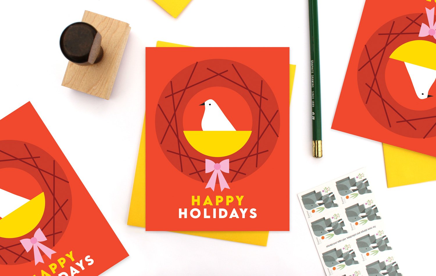 Happy Holidays Graphic Design
