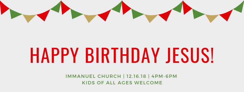 Happy Birthday Jesus Banner