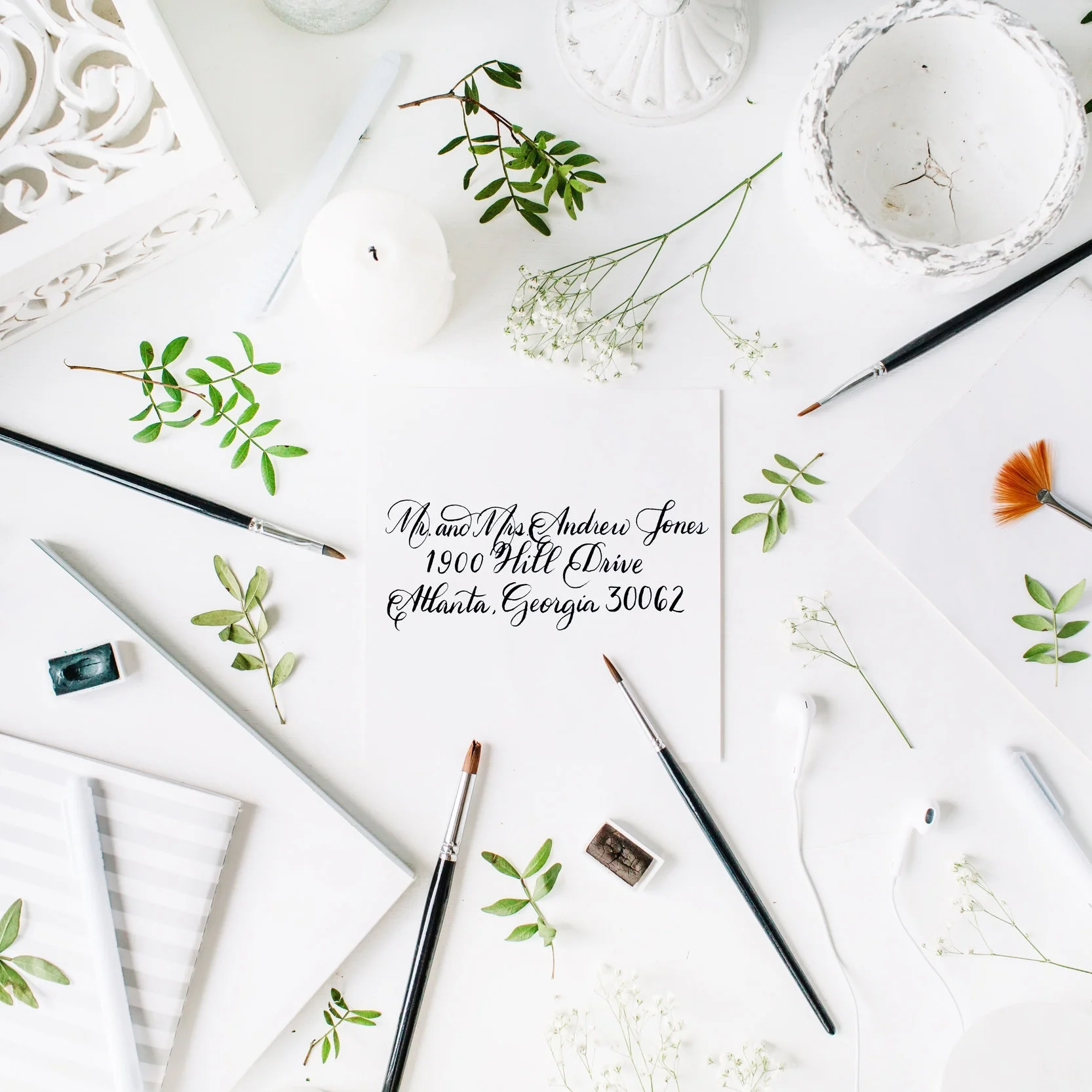 Envelope Calligraphy — Jenny Highsmith